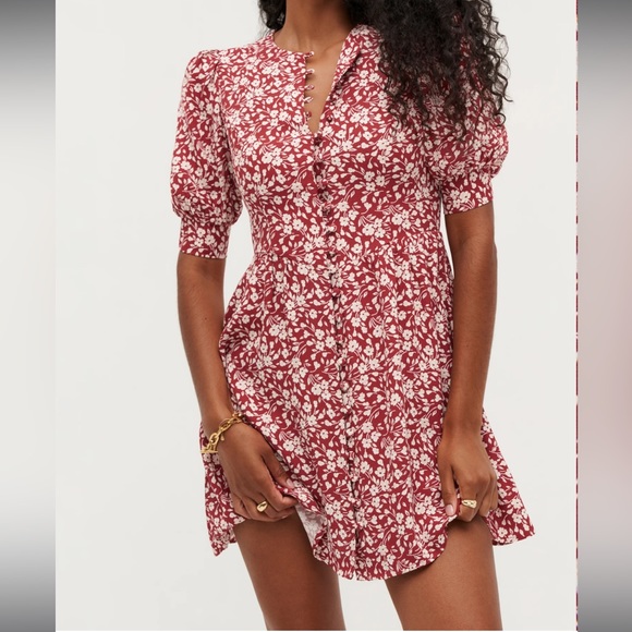 Reformation | Dresses | Reformation Laylin Dress In Flower Girl | Poshmark